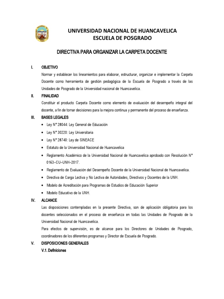 Directiva Docente Posgrado 2021 - FPR | PDF | Maestros | Evaluación
