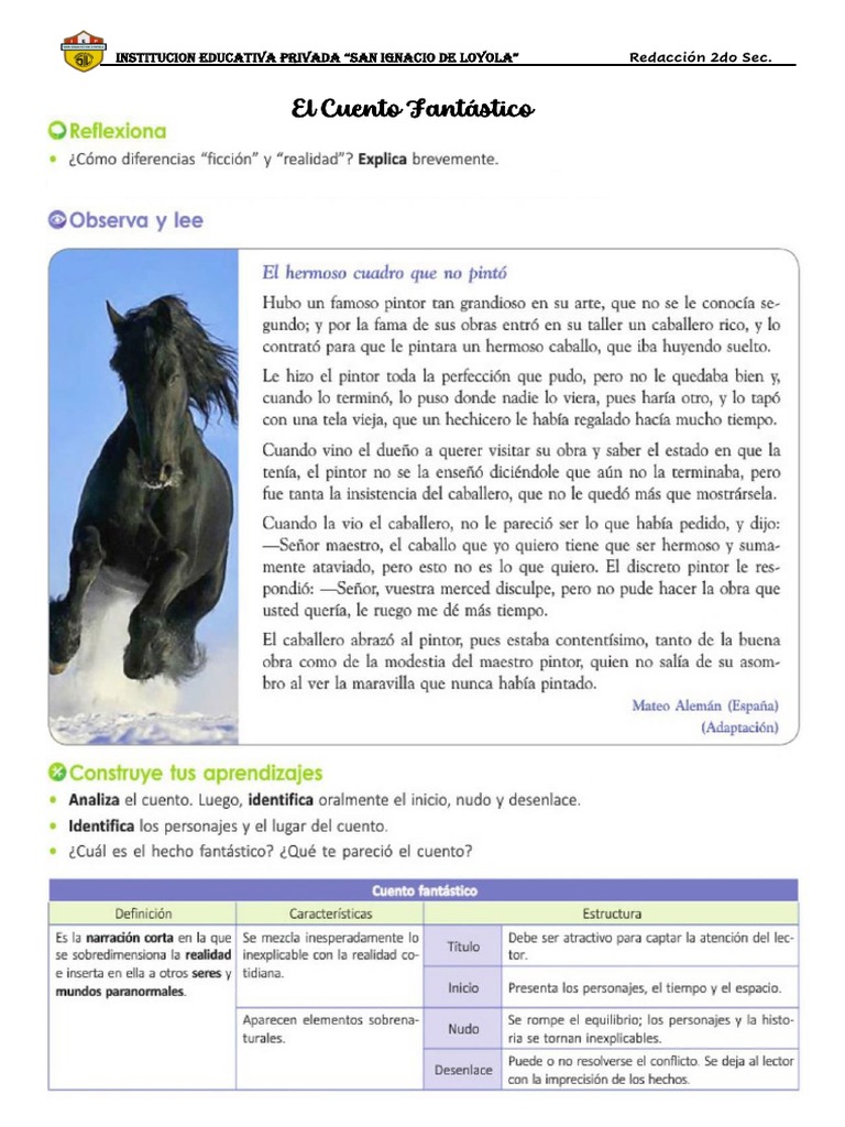 Cuento Descriptivo | PDF