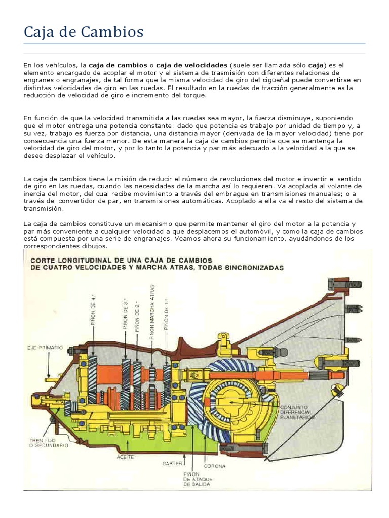 Caja de Cambios | PDF