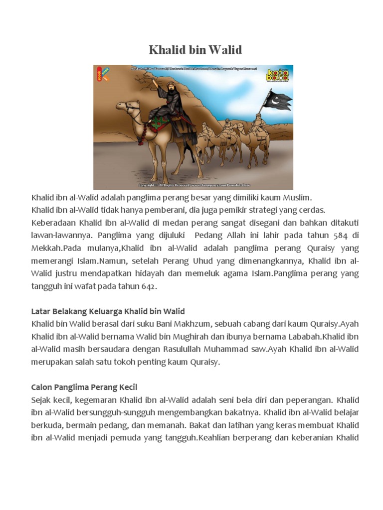 Khalid Bin Walid | PDF