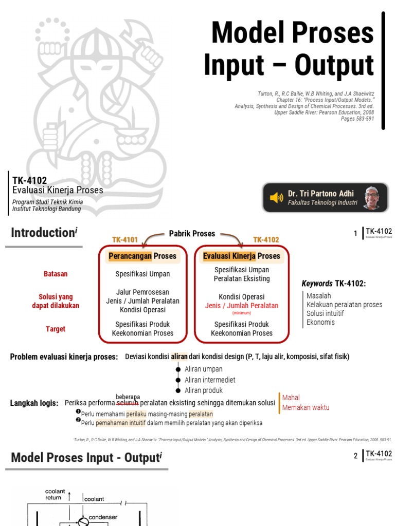 Rancang Pabrik Model Proses Input-Output | PDF