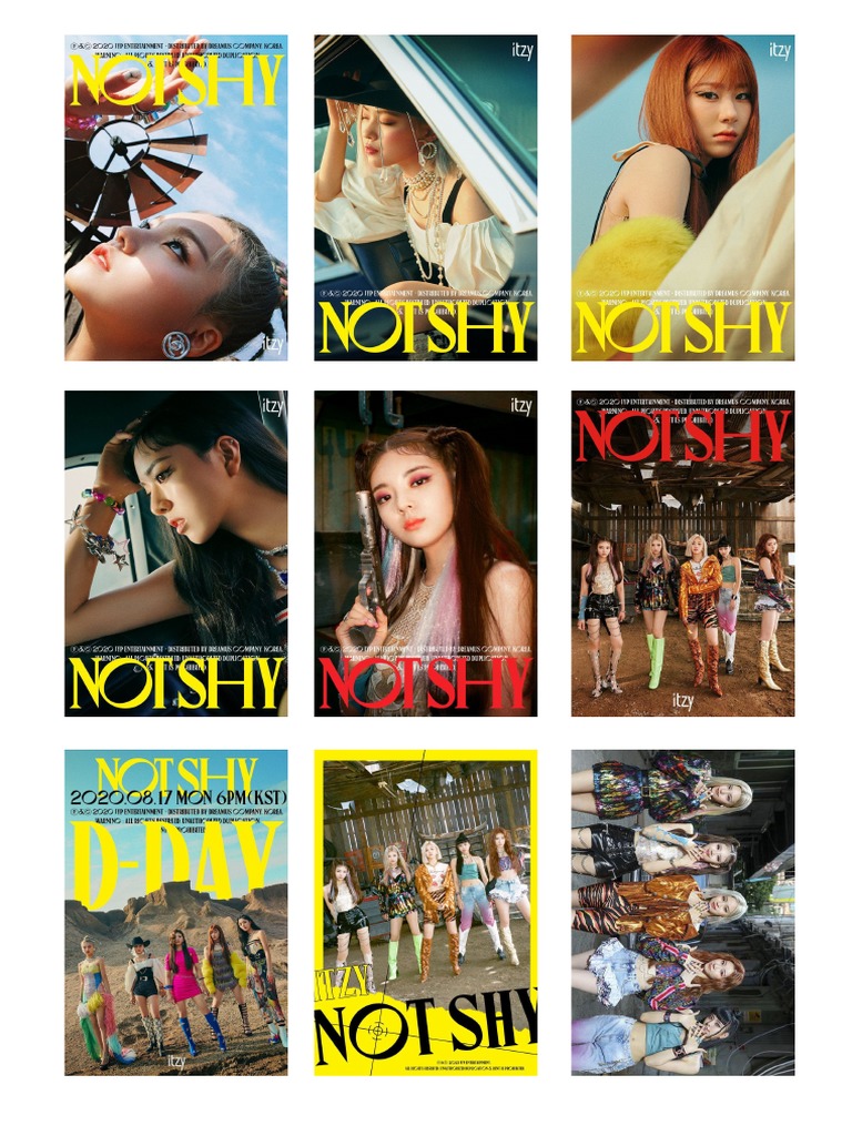 Itzy Photocards Not Shy | PDF