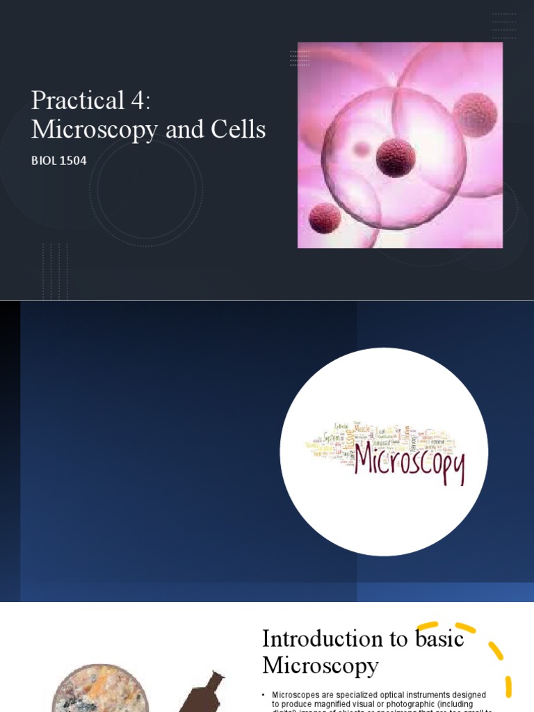 Practical 5 Cells | PDF | Microscope | Electron Microscope