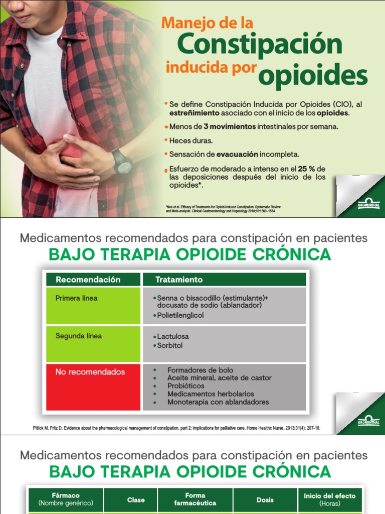Manejo de La ConstipaciÃ N Inducida Por Opioides | PDF | Estreñimiento ...