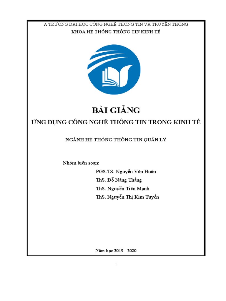 Ứng dụng Cntt trong kinh tế 2/5 | PDF