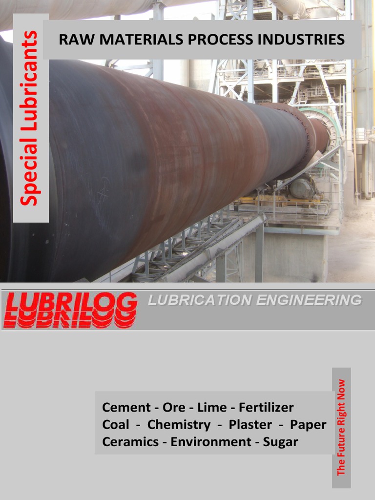 Specialty Lubricants for Rotary Kilns | PDF | Lubricant | Gear