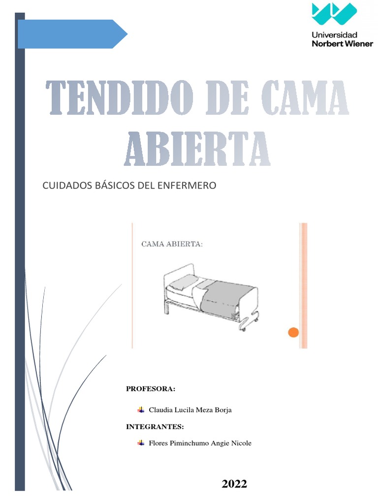 Tendido de La Cama Abierta | PDF