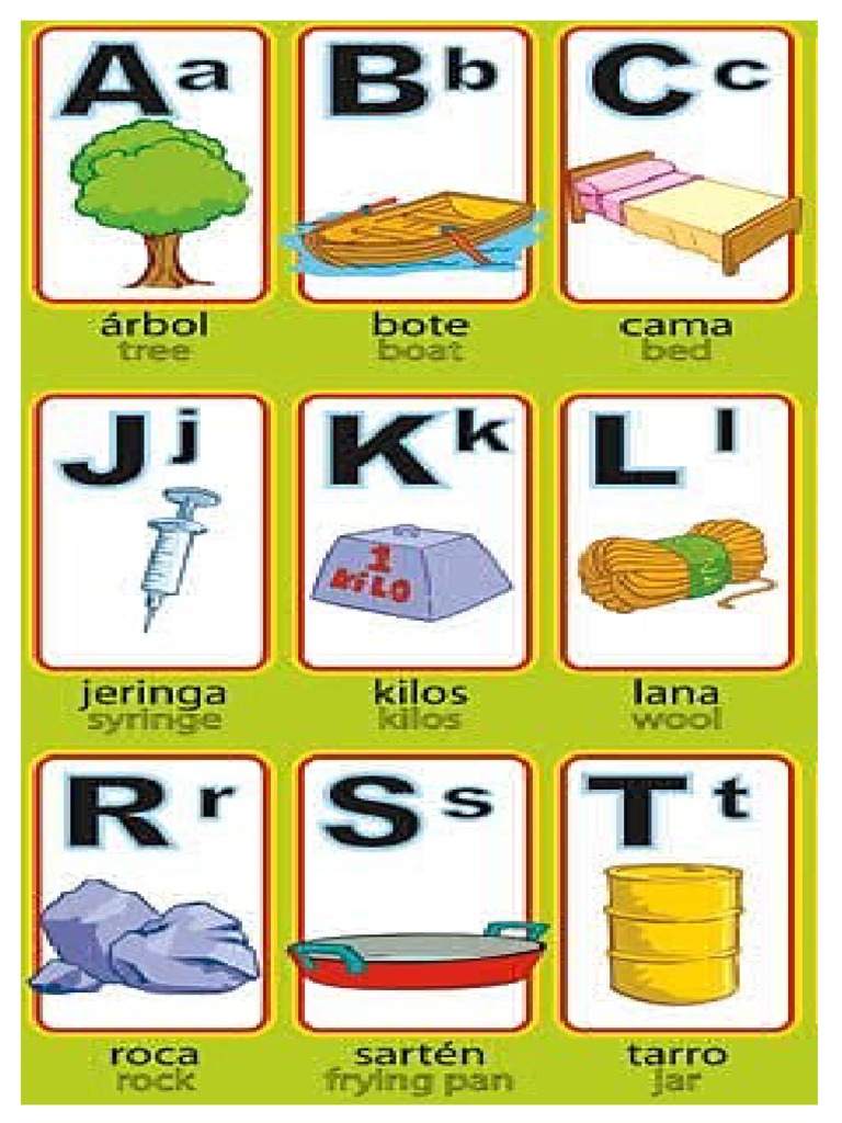 Abecedario Ilustrado | PDF