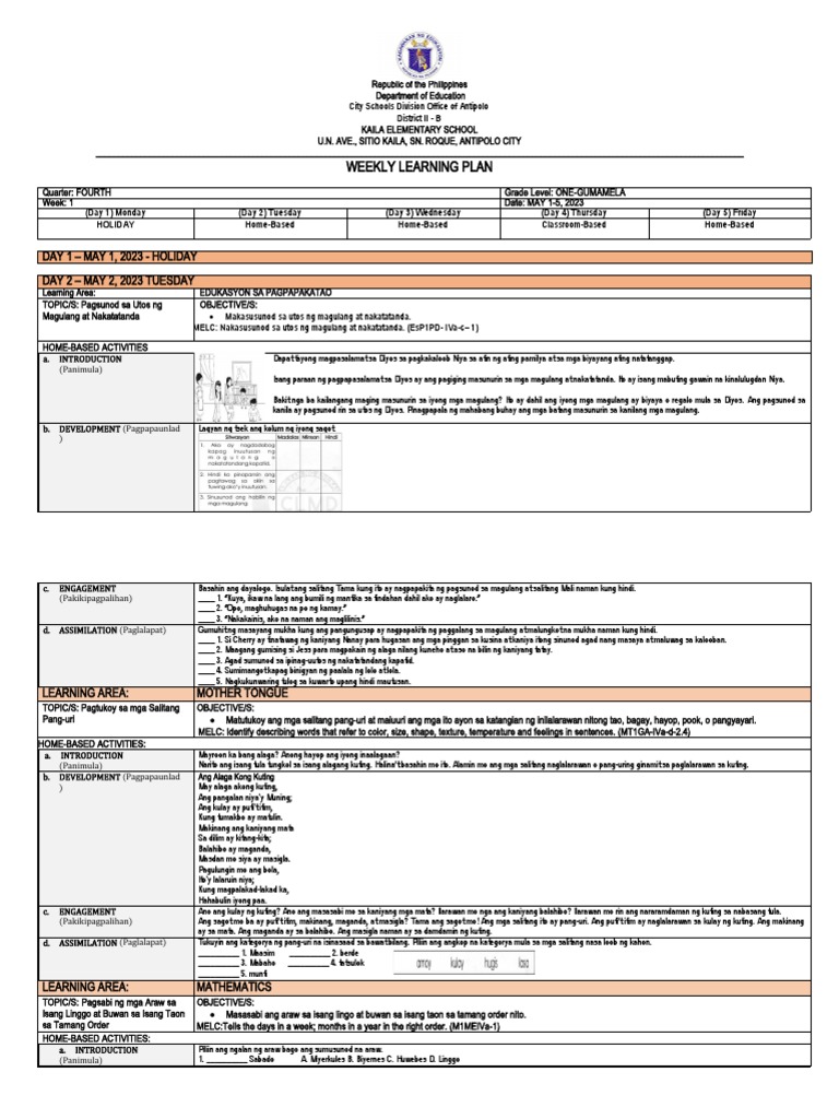 Q4 - WLP - W1 - Garcia MJ | PDF