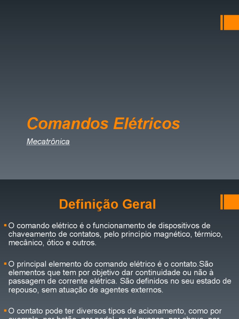 Comandos Eletricos | PDF | Relé | Eletricidade