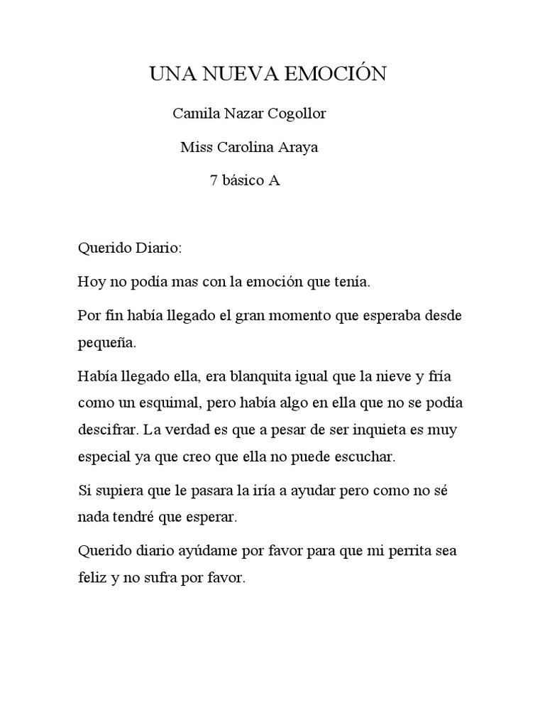 Trabajo Miss Carolina Araya | PDF