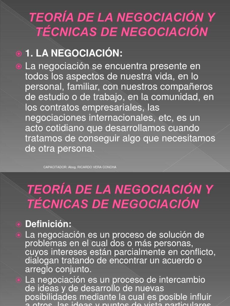 Claves de la Negociación Efectiva | PDF | Negociación