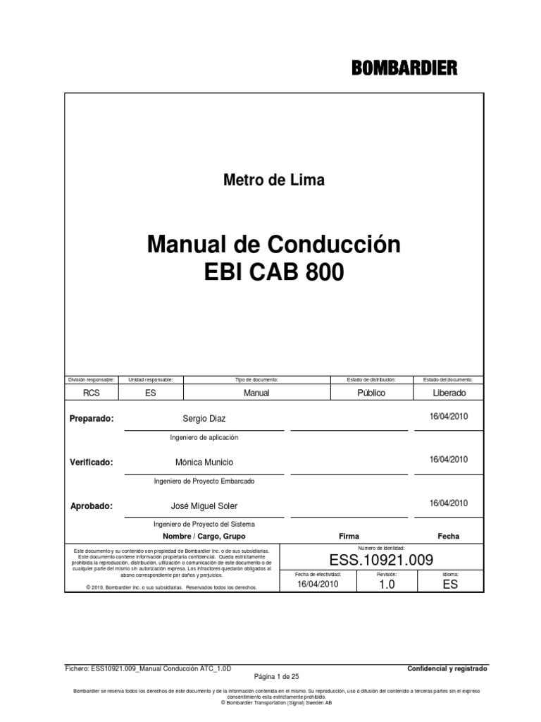 ATP - Manual Conducción ATC - 1 | PDF | Control de tráfico aéreo | Tren