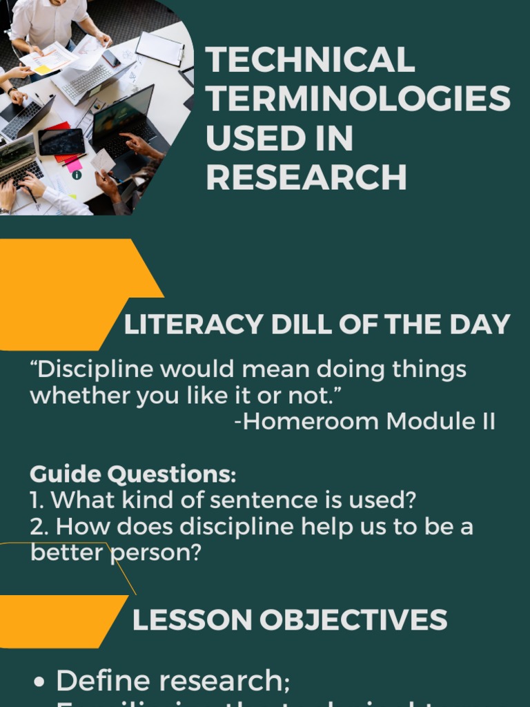 Key Research Terminologies Explained | PDF | Data | Survey Methodology