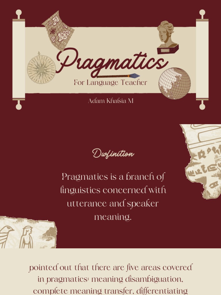 Pragmatic PDF | PDF | Language Education | Teachers