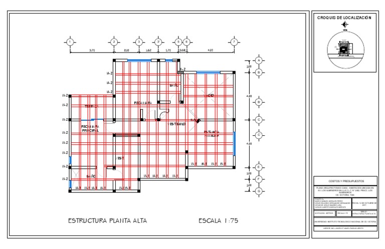 Estructura Planta Alta | PDF