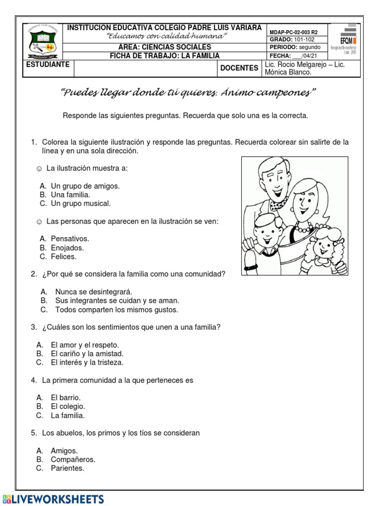 La Familia Grado Segundo | PDF