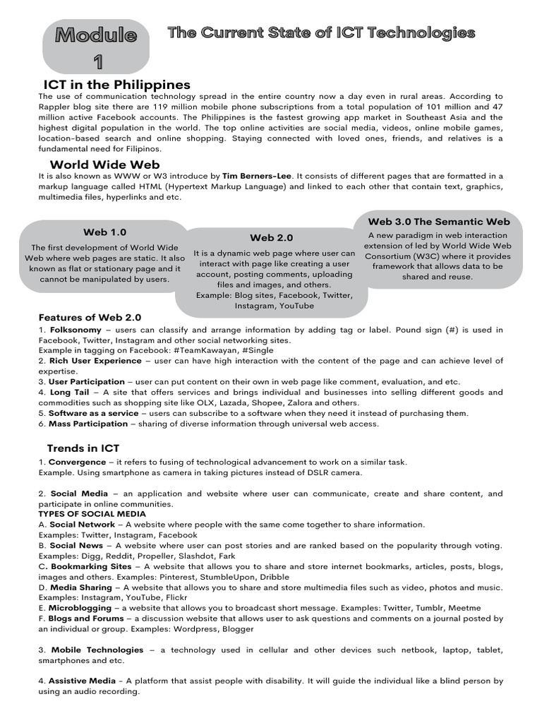 E TECH Reviewer | PDF | Malware | World Wide Web