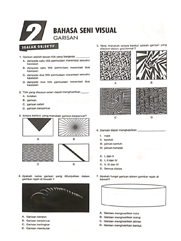 TAJUK 2 - GARISAN (Latihan) | PDF