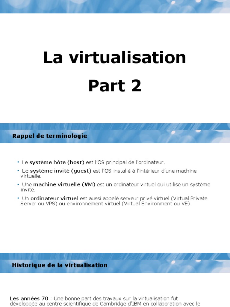 02 - Virtualisation - Part2 | PDF | Virtualisation | VMware