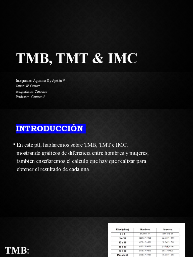 TMB, TMT & Imc | PDF