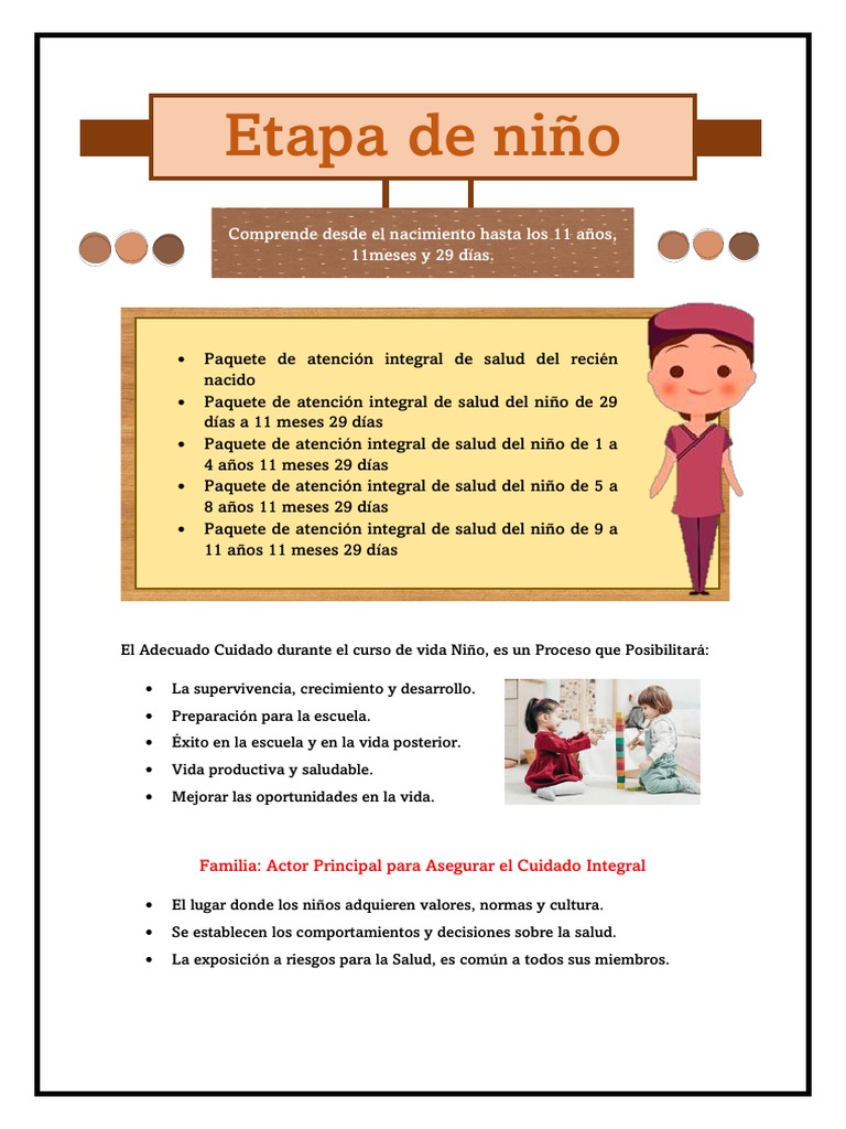 PAQUETE DE ATENCION INTEGRAL EN EL NIÑO | PDF | Epidemiología | Salud ...