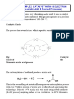 The Cativa'' Process For The Manufacture Plant of Acetic Acid | PDF