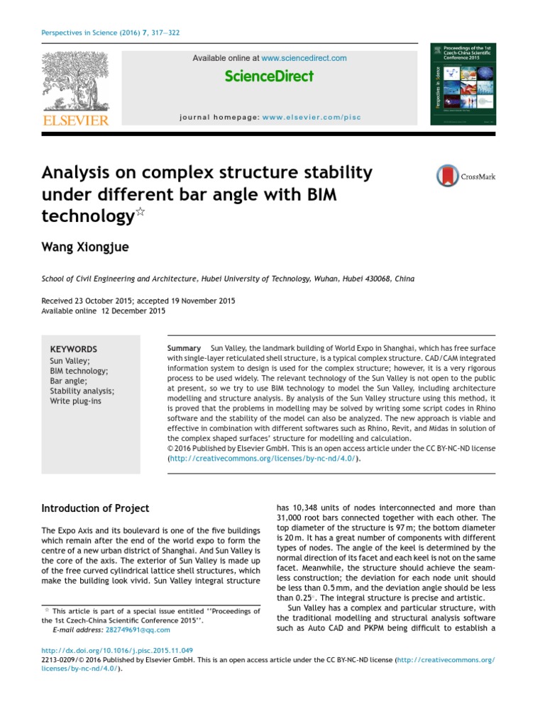 Analysis On Complex Structure Stability Under Different 2016 ...