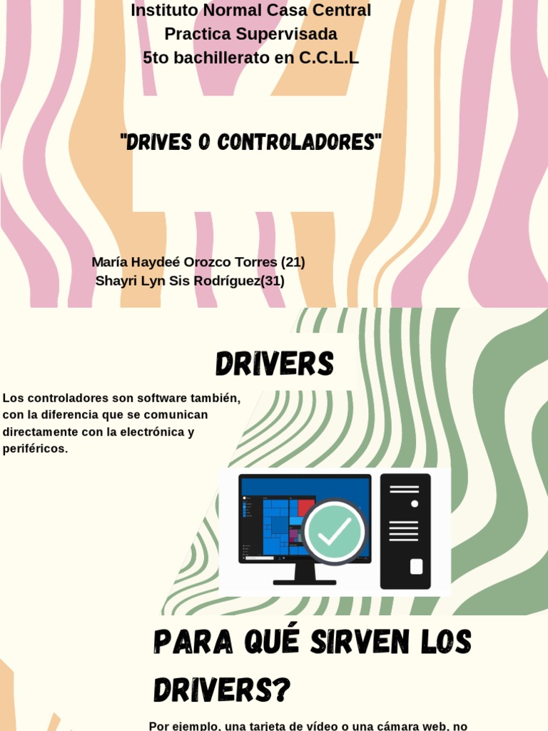 DRIVERS | PDF | Hardware de la computadora | Microsoft Windows