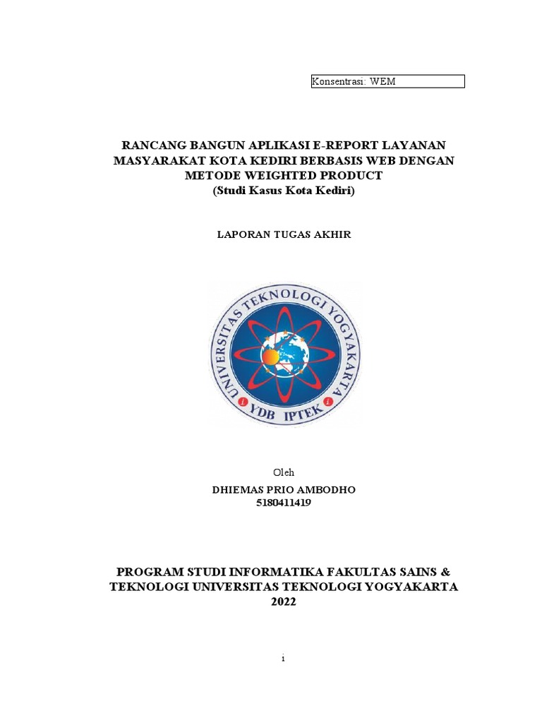 E-REPORT KEDIRI | PDF