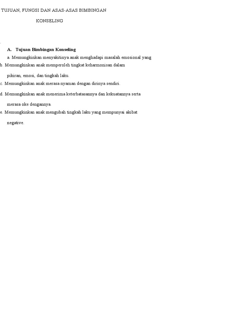Bimbingan Konseling | PDF | Karier & Perkembangan