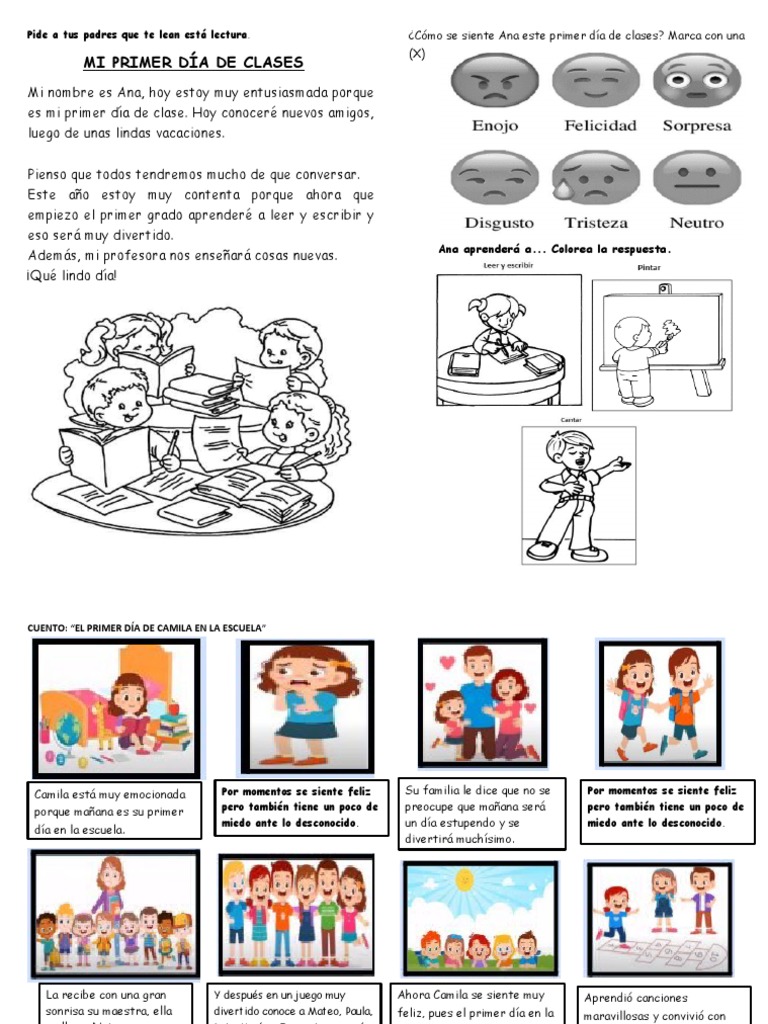 Primer Día de Clase | PDF