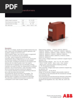 Indoor Supporting Current Transformers: TPU 4x.xx | PDF | Transformer ...