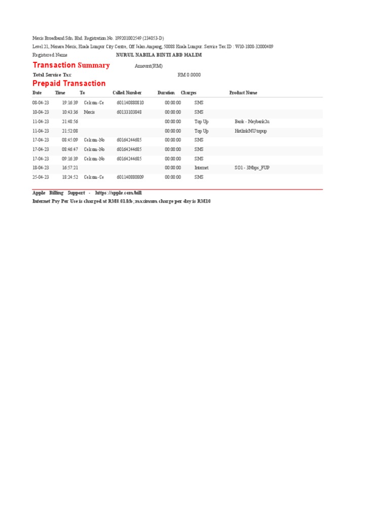 estatement.xlsx | PDF