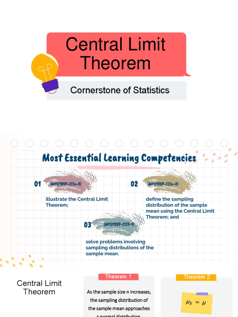 Central Limit Theorem | PDF | Standard Score | Normal Distribution