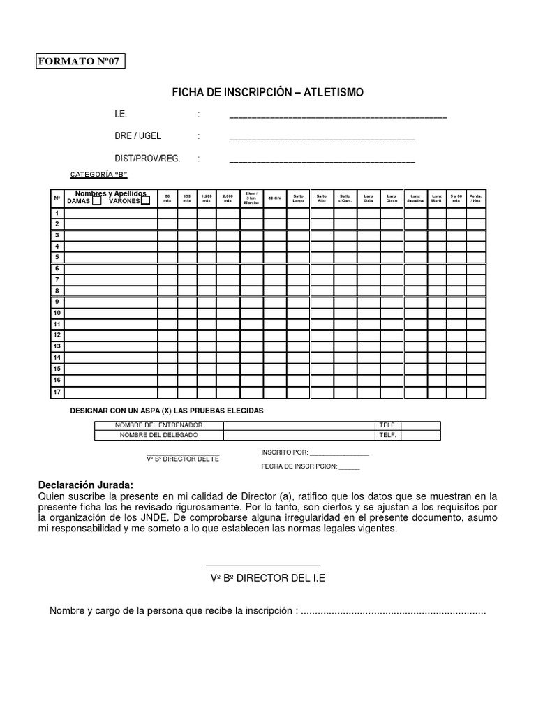 Formatos 7 y 8 | PDF