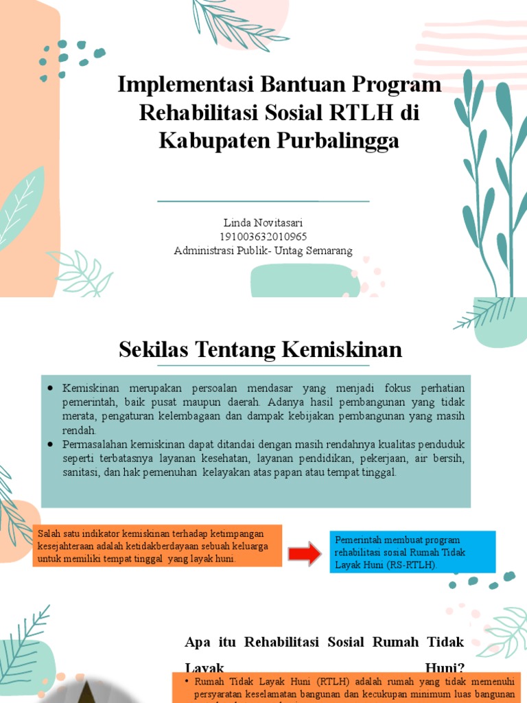 SEMINAR MASALAH RTLH - Linda N (SMT 6) | PDF