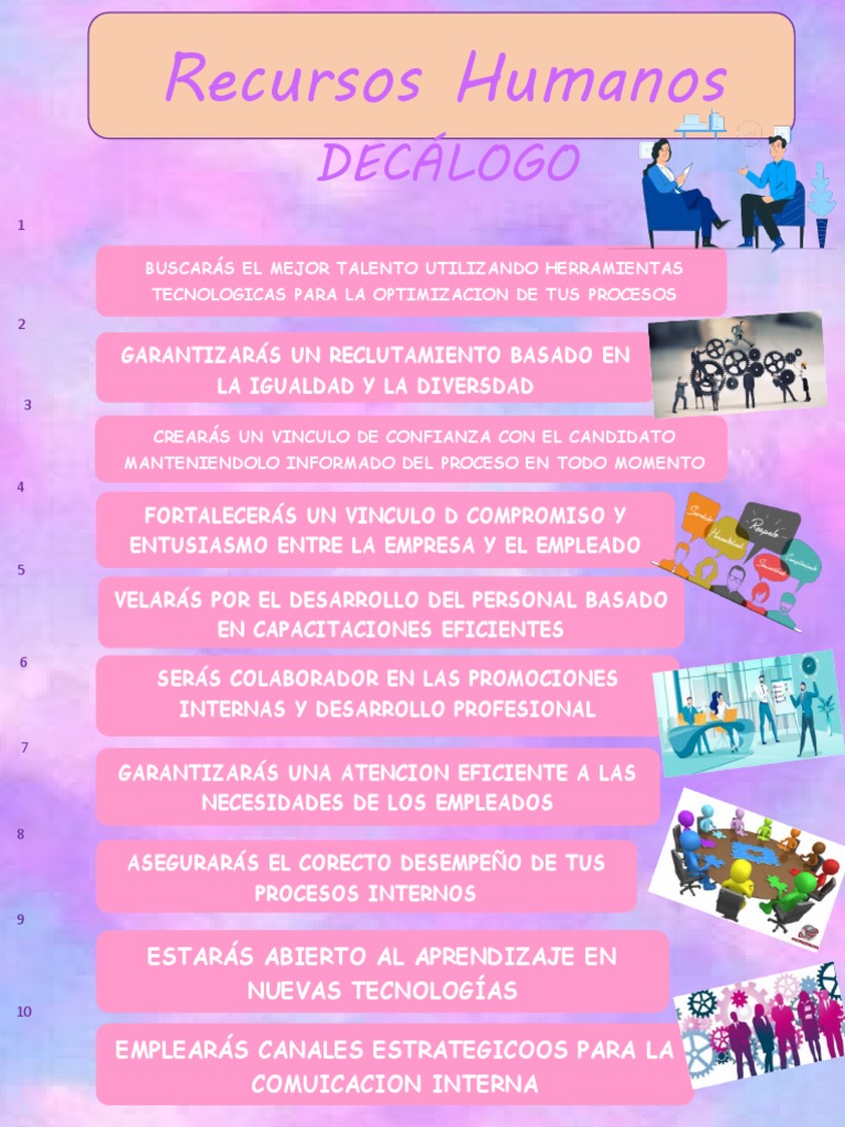 Decalogo de Recursos Humanos | PDF