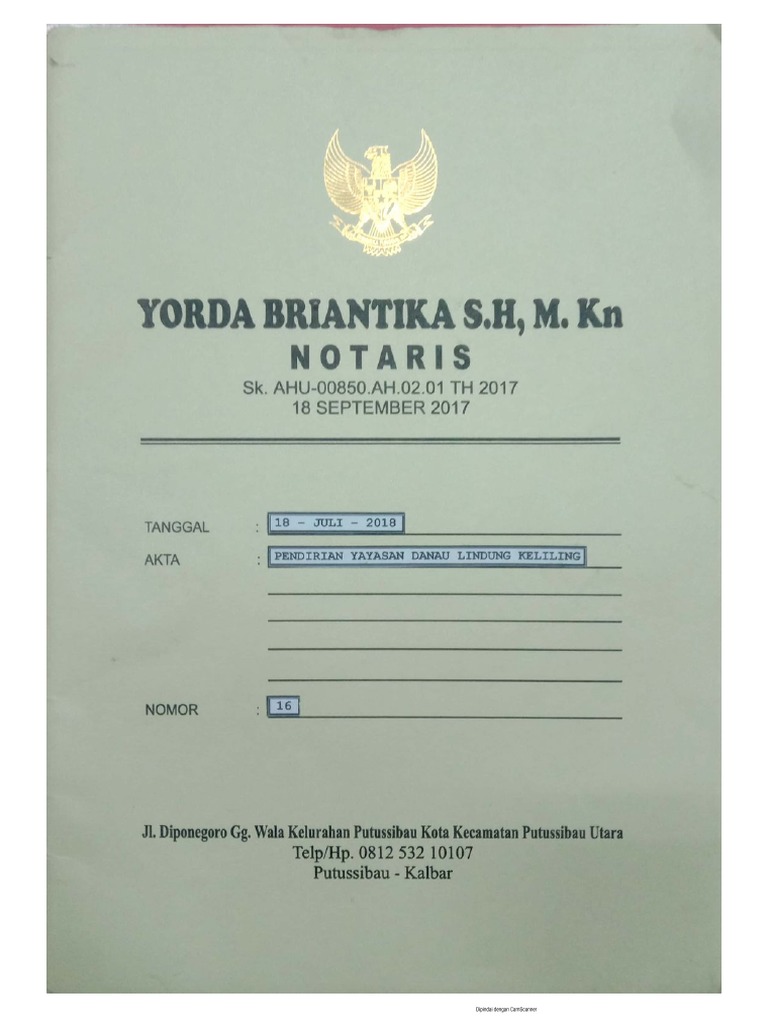 Akta Notaris | PDF