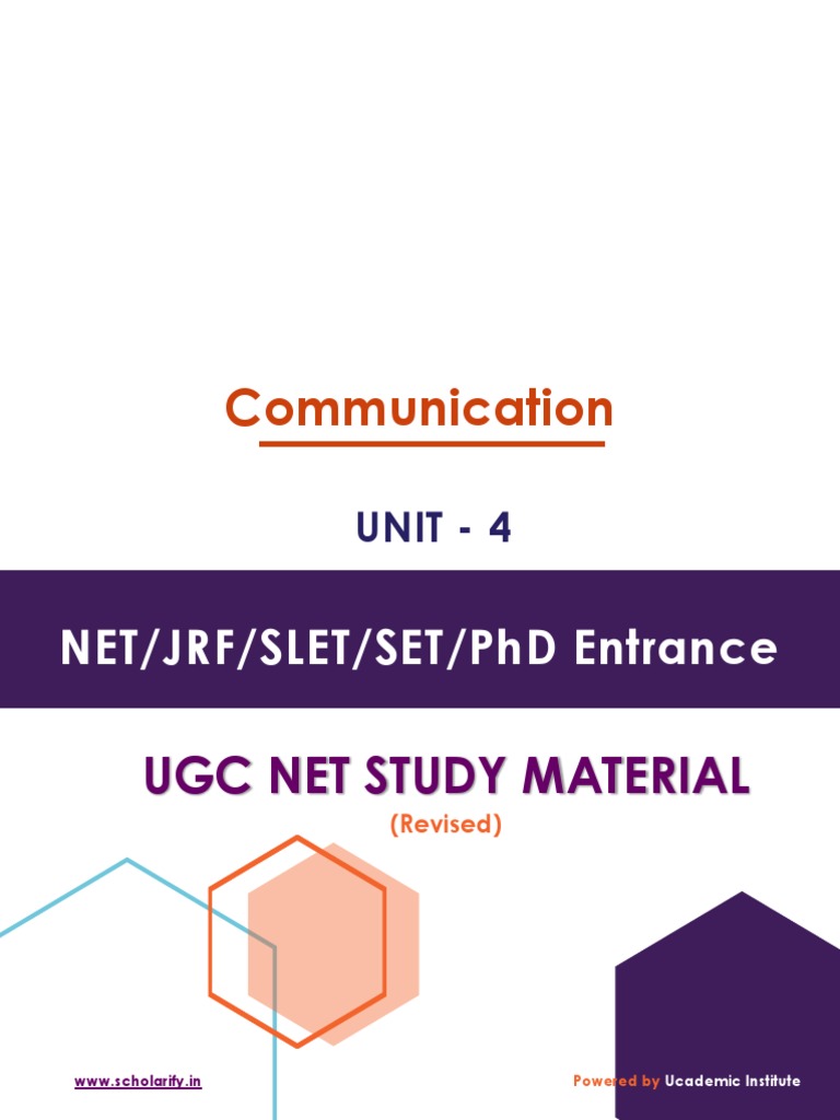 Unit 4 - Communication | PDF | Communication | Mass Media