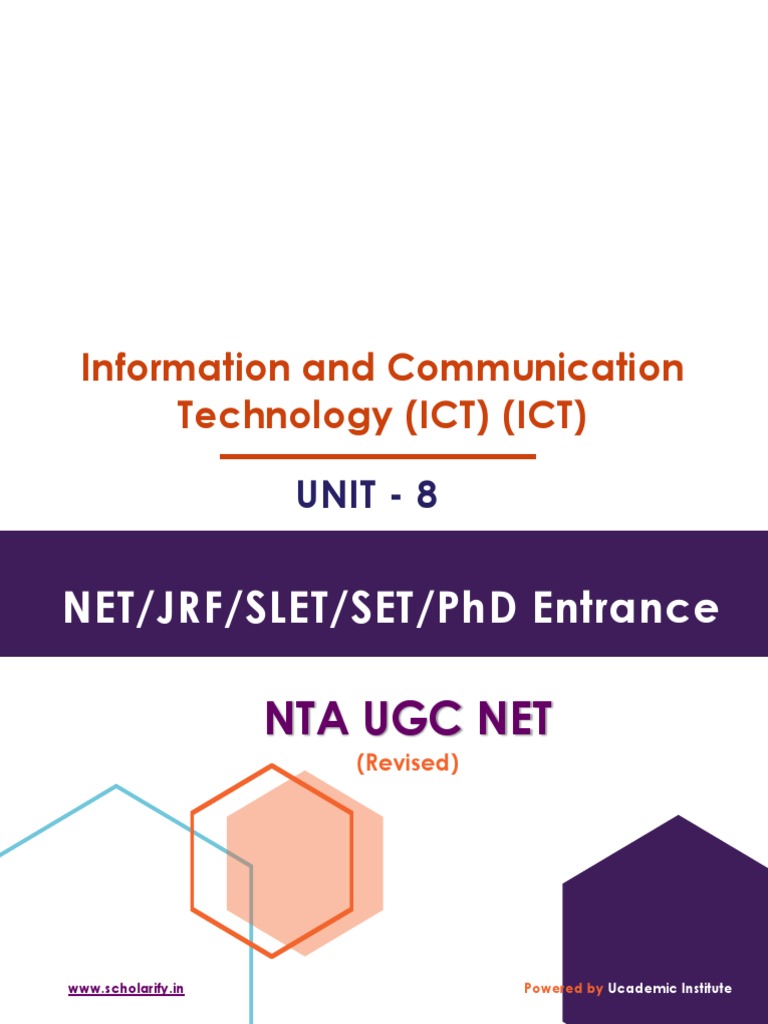 Unit 8 - Information and Communication Technology | PDF | Computer Data ...