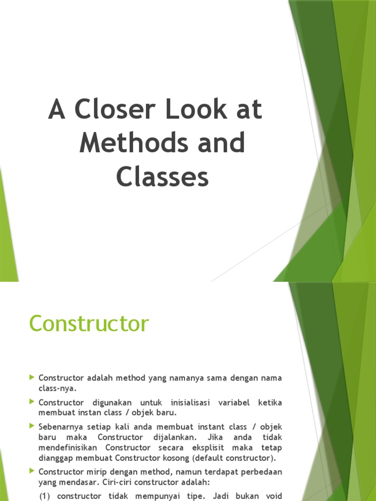 Panduan Lengkap Constructor dan Overloading di Java | PDF | Komputer | Teknologi & Rekayasa