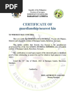 RSBSA Barangay Certificate | PDF
