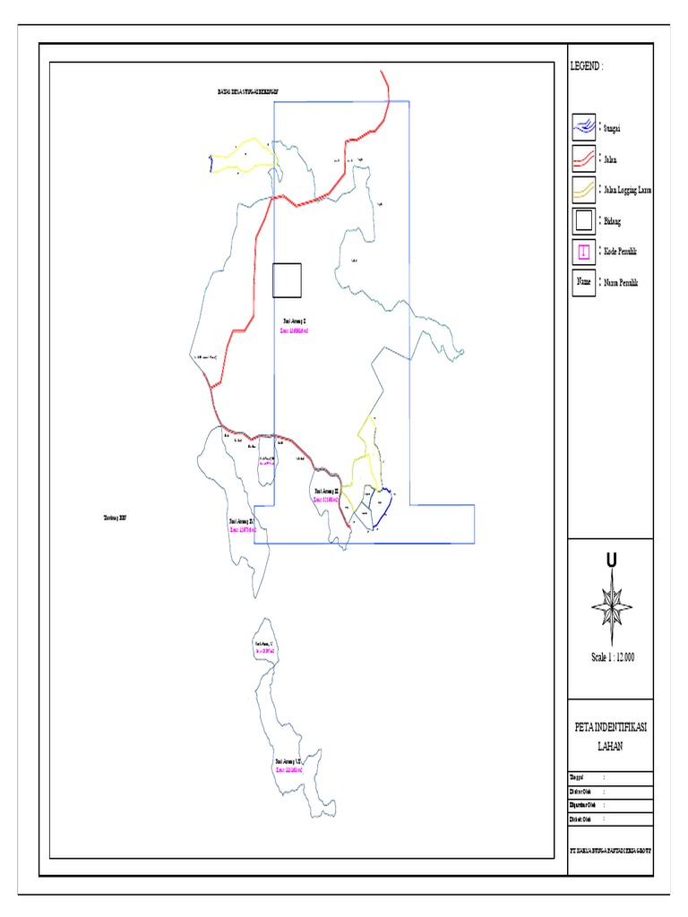 Overlay Peta Bidang Dan Iup Rantau Keloyang PDF | PDF