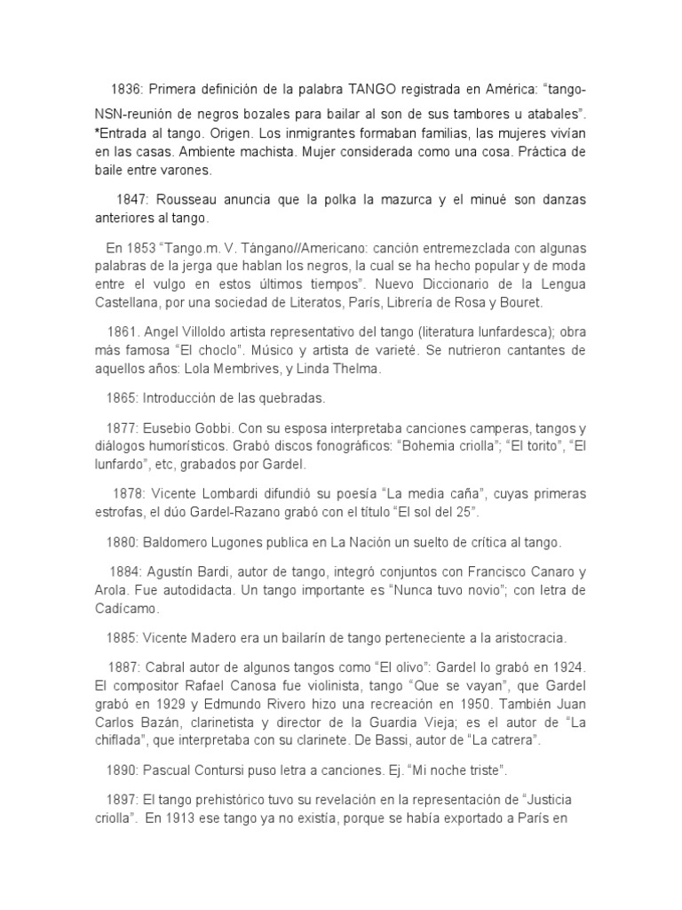 Tango | PDF | Musica Tango | Musica argentina