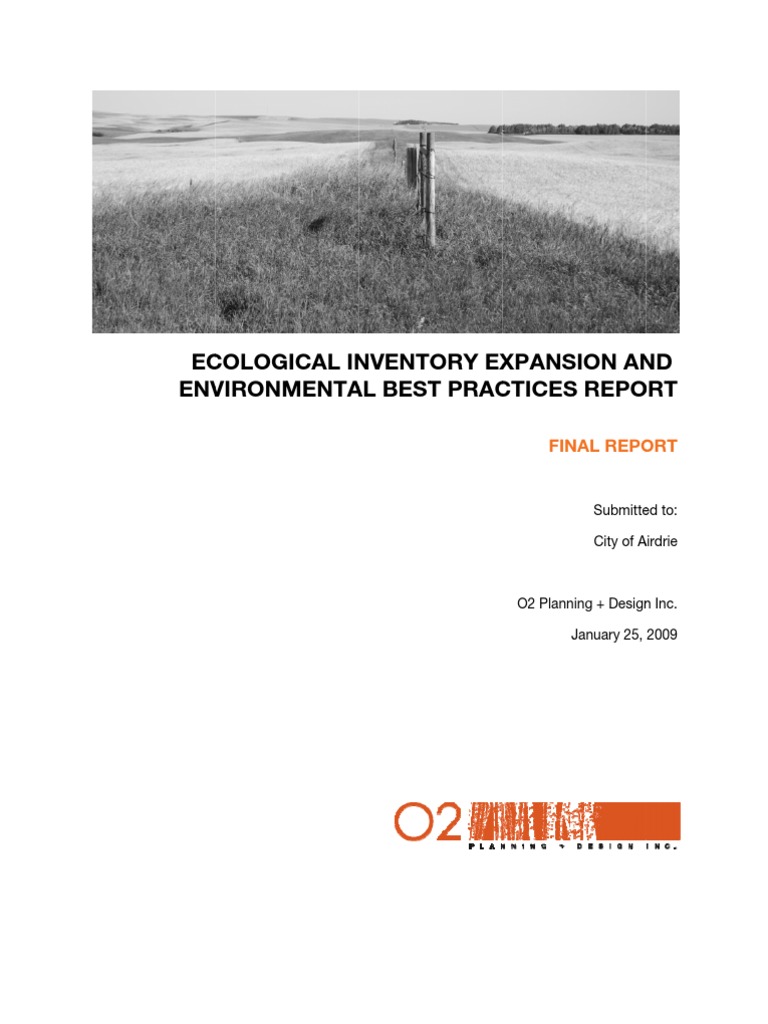 Airdrie Ecological Inventory Report | PDF | Geographic Information ...