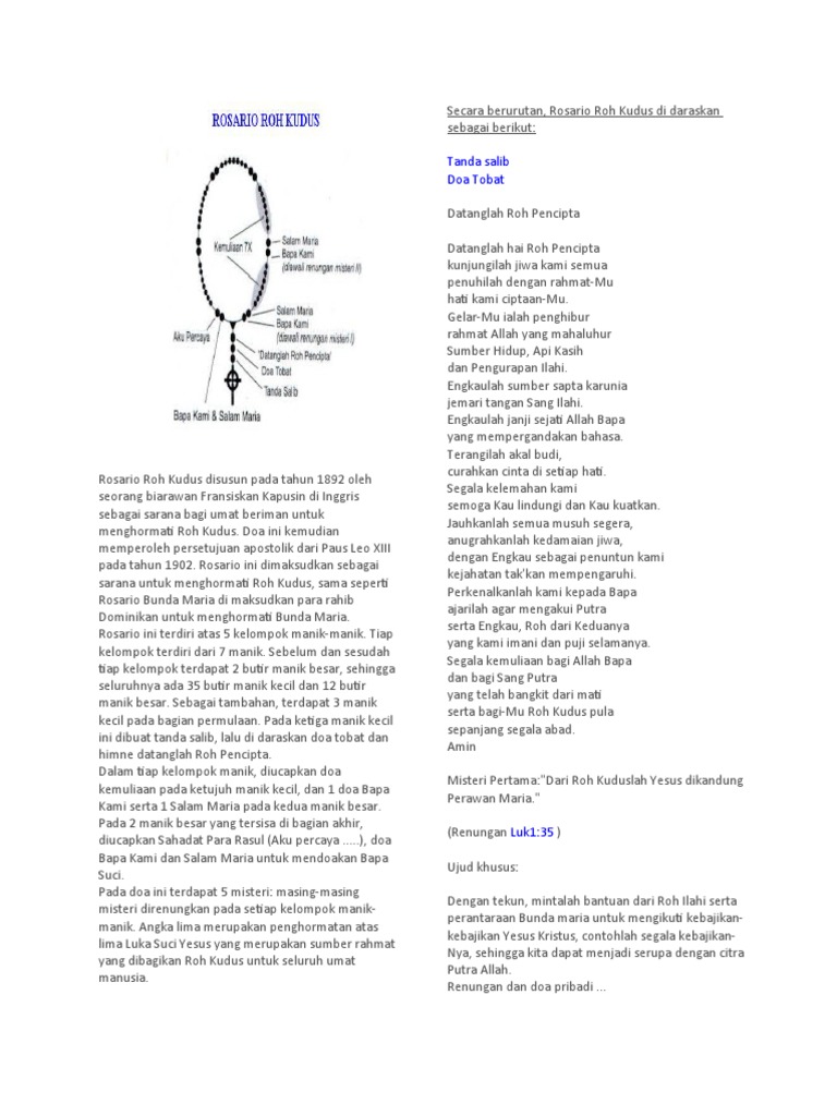 Lembar Doa Panjang | PDF