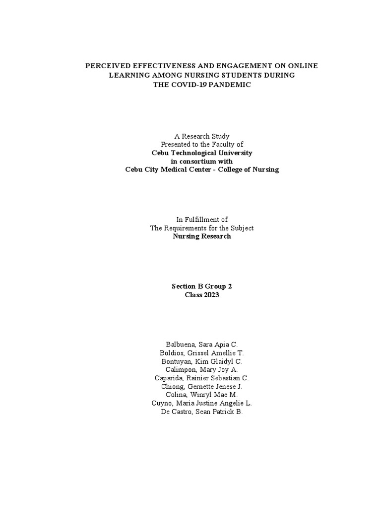 Group2B Nursing Research | Download Free PDF | Educational Technology | Constructivism ...