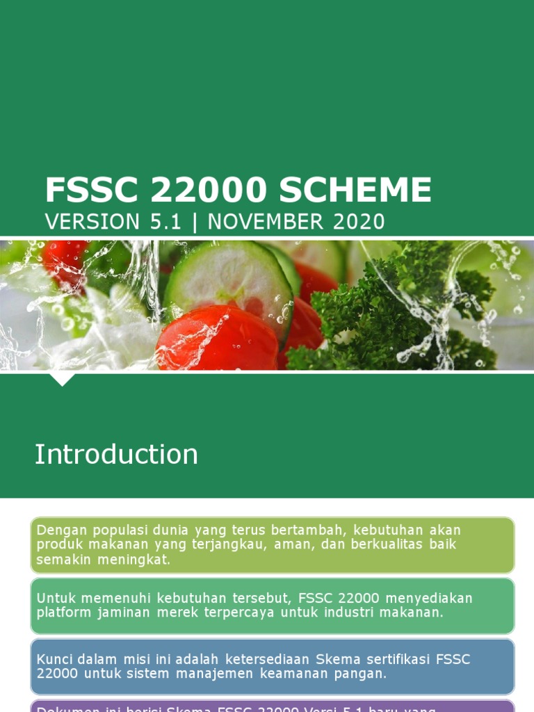 FSSC 22000 Scheme 5.1 | PDF | Teknologi & Rekayasa