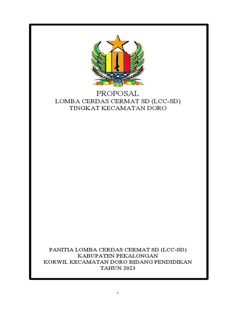 Proposal LCC 2023 | PDF